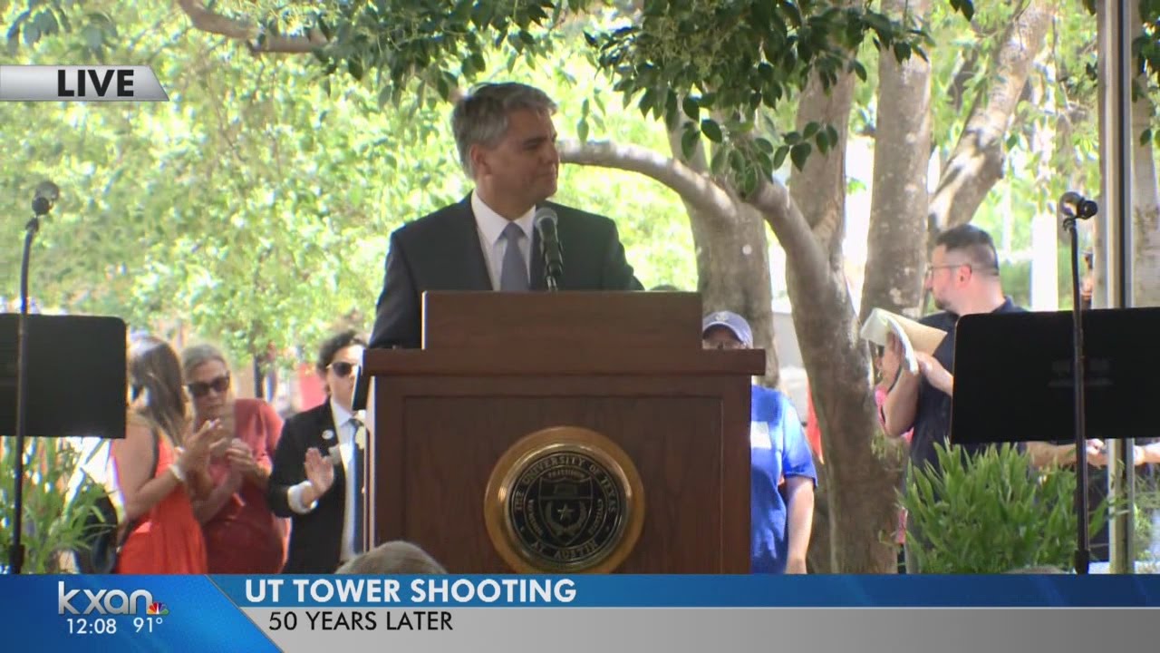 Ceremony at UT marks 50 years since tower shooting - YouTube