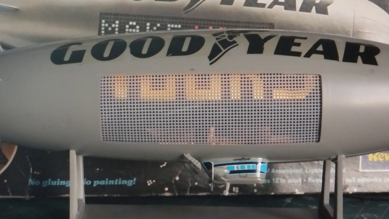 REVELL: 1975 GOODYEAR BLIMP MODEL KIT PART 8 of 8. - YouTube