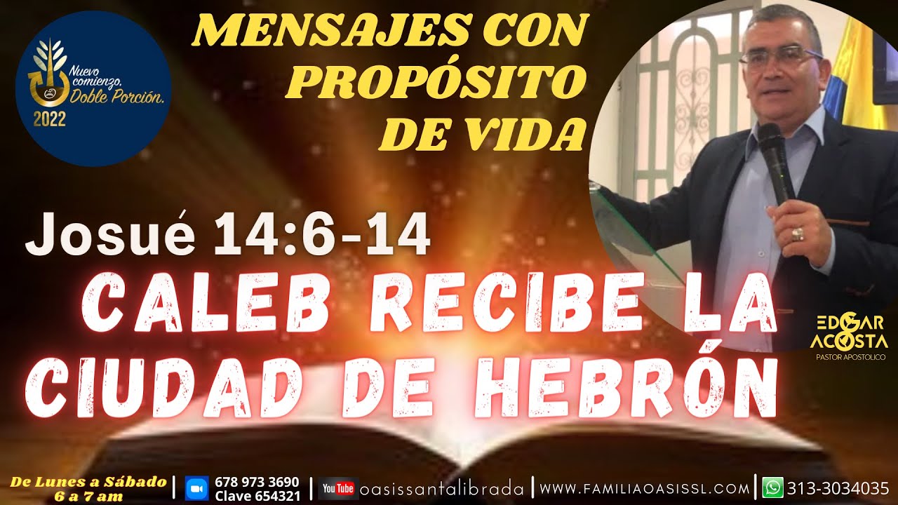 CALEB RECIBE A HEBRÓN - YouTube