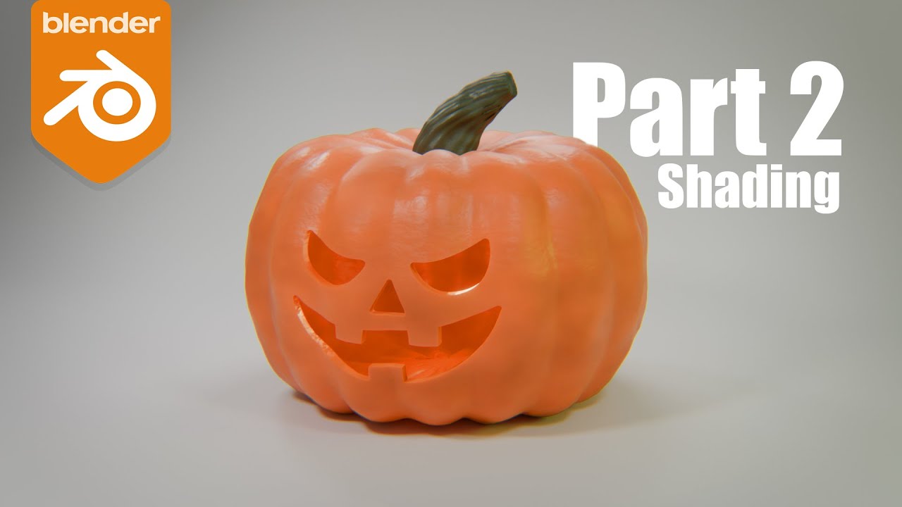 Κολοκύθα Halloween - Blender Tutorial Part 2: Shading - YouTube