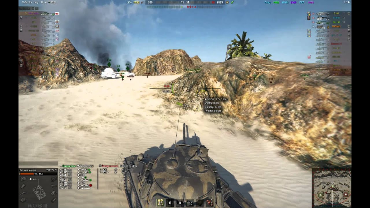 World of Tanks TVP T50/51 | 10k dmg | 9 kills | acetanker - YouTube