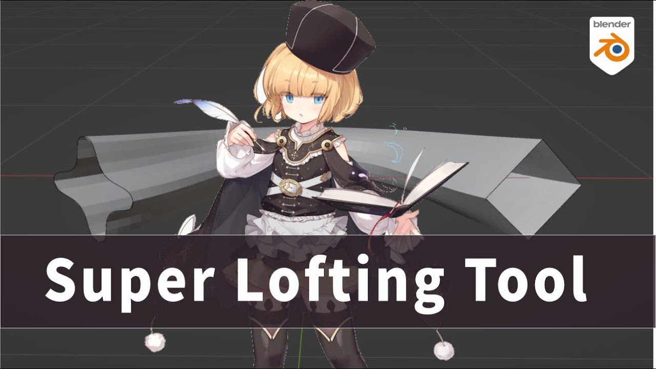 Blender super loft modeling tool - YouTube
