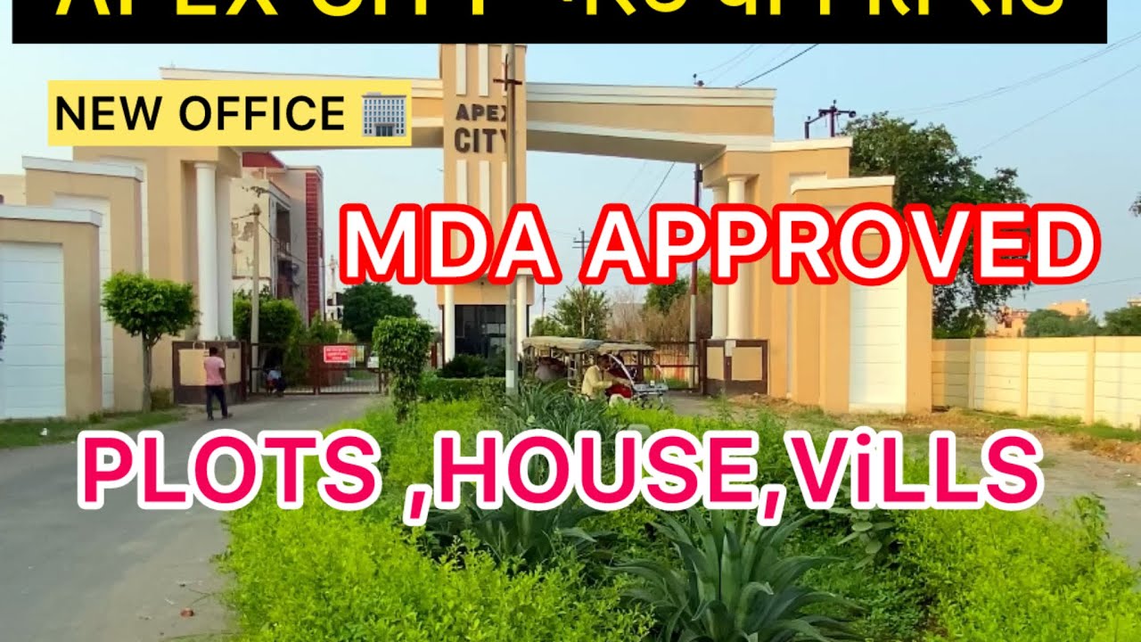 APEX CITY मेरठ बागपत रोड MDA APPROVED PLOTS ,HOUSE,ViLLS NH-58 ROAD 🛣️# ...