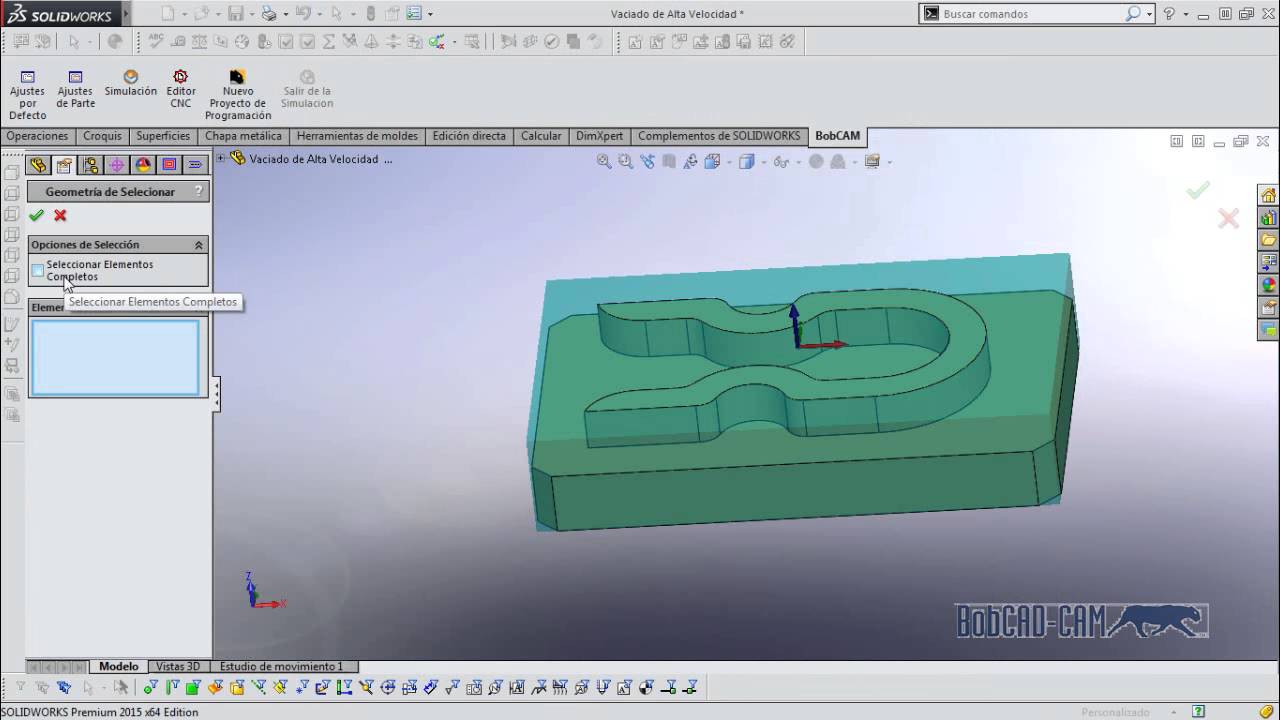 Vaciado de Alta Velocidad para SolidWorks - YouTube