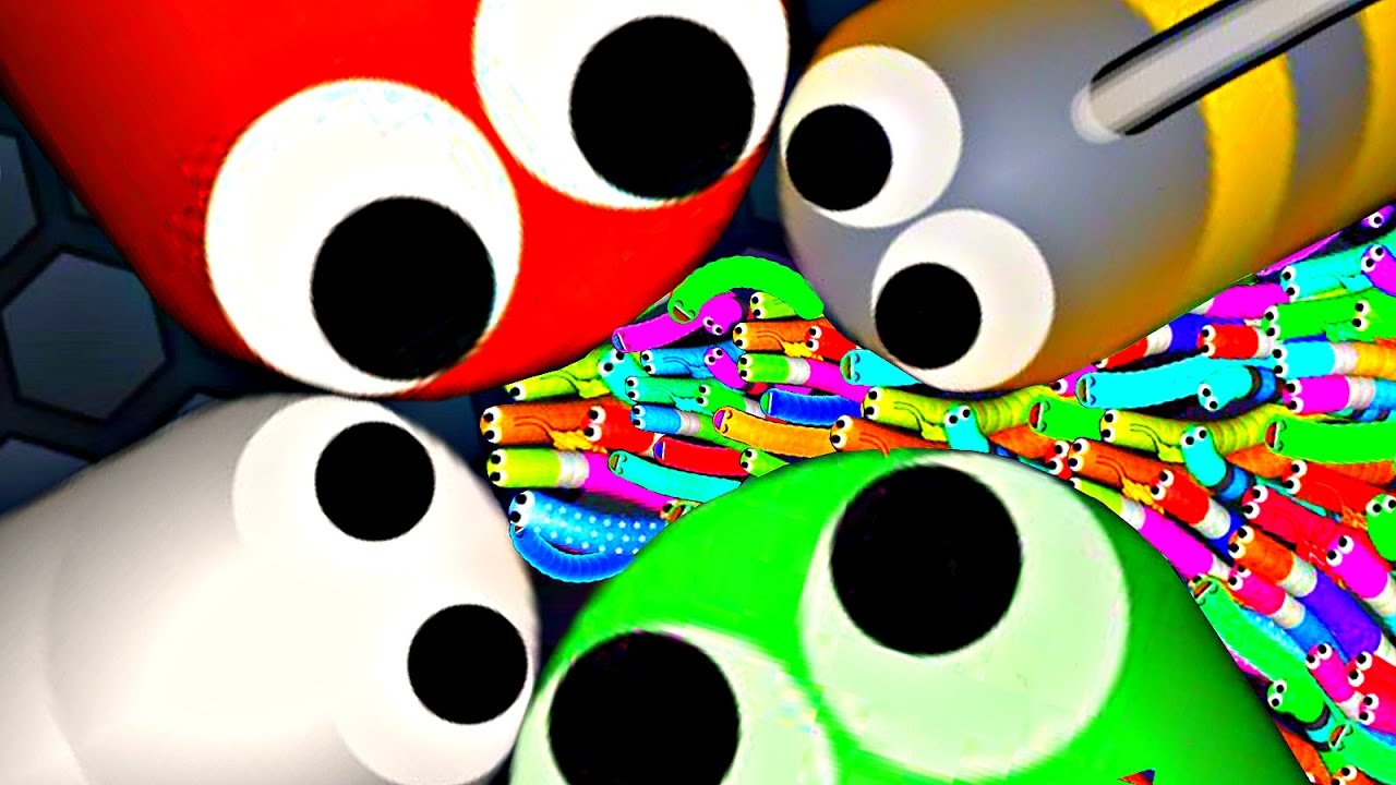 Slitherio INCREDIBLE GLITCH / SNAKE VS ALL SNAKES / BEST TROLLING ...