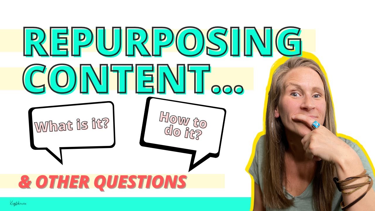 What is Content Repurposing and Other Questions Answered - YouTube