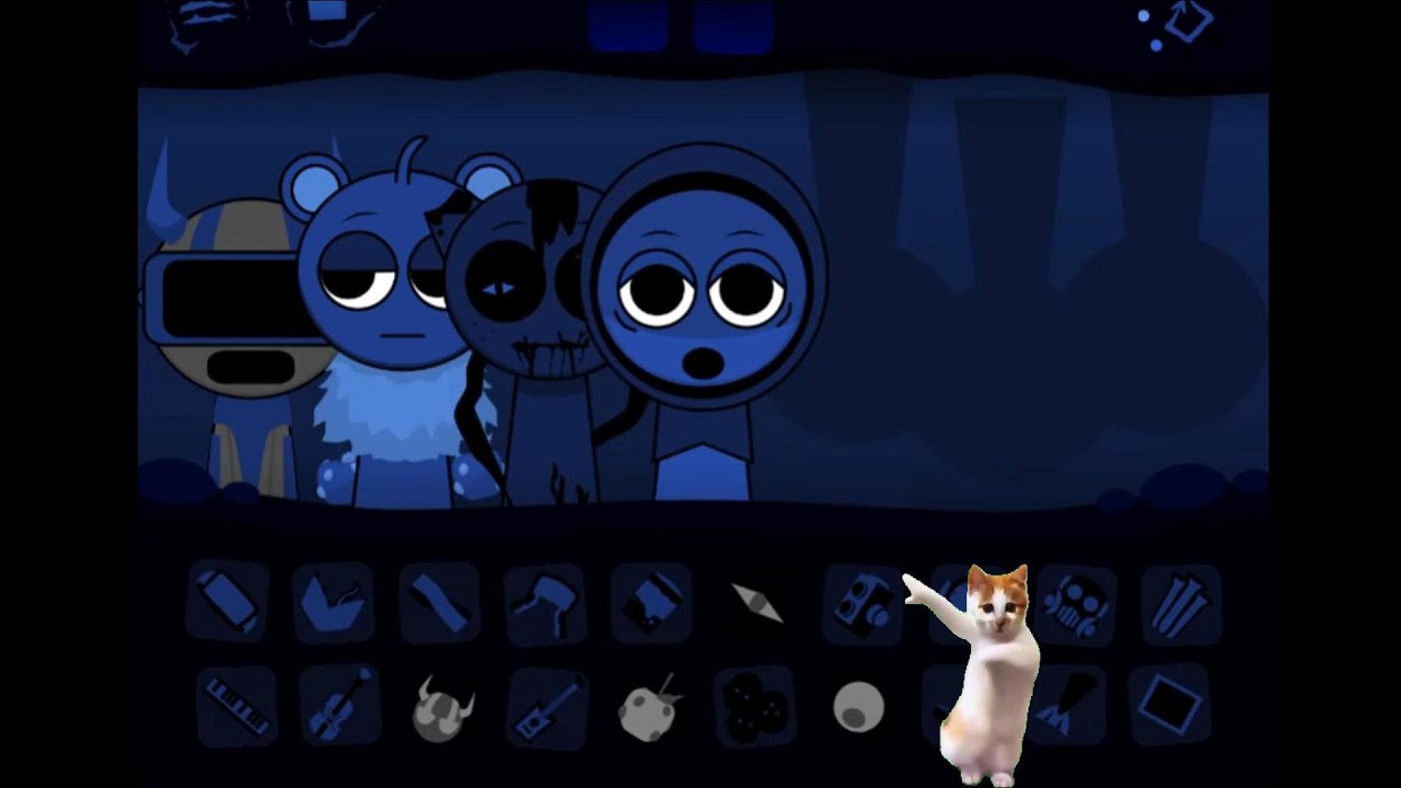 Sprunki Blue Mod: Music in Blue Style 🎶🔵 - Dive into the World of ...