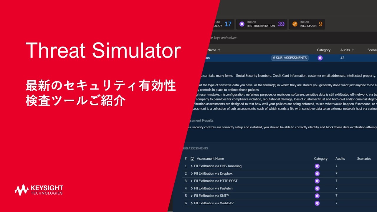 Keysight Threat Simulatorのご紹介（前編） - YouTube