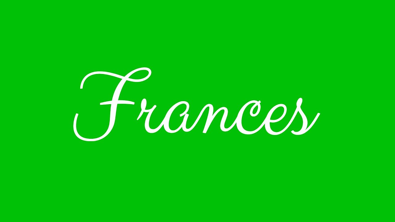Frances Name