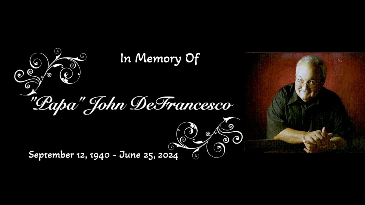 Tribute To "Papa" John DeFrancesco - Interview September 2005 - YouTube
