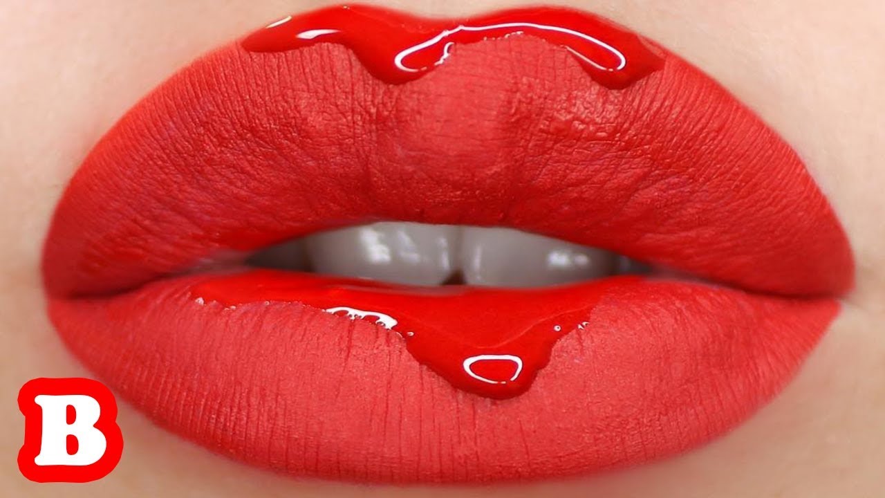 Cute Lipstick Tutorial Compilation 💄🌷 New Amazing Lip Art Ideas 2018 ...