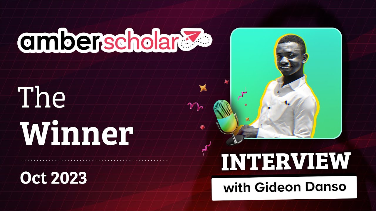 Gideon Danso : amberscholar First Edition Winner! | amberscholar ...