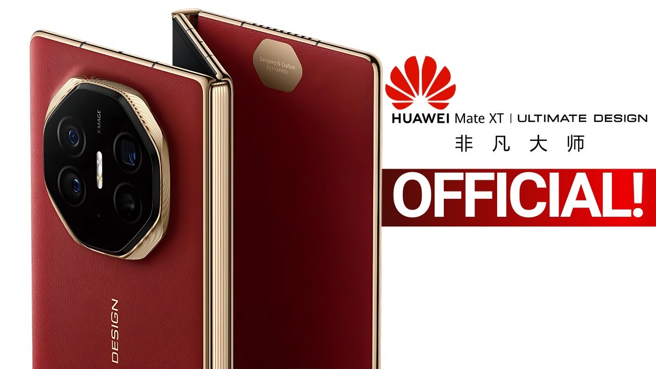 Huawei First Triple Folding Phone - IT'S OFFICIAL!! - YouTube