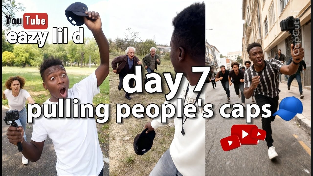 Day7_ pulling people's caps vlogging @easylild - YouTube