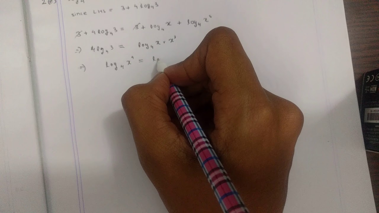 Solving Logarithm Questions Gsce And Igcse Mathematics Youtube 4213