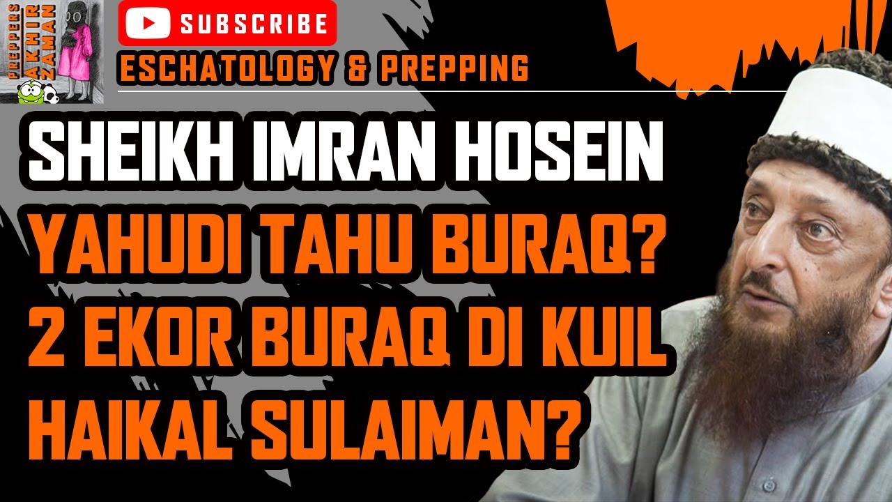 Yahudi tahu Buraq? 2 ekor Buraq di Kuil Haikal Sulaiman ☢️ Sheikh Imran ...
