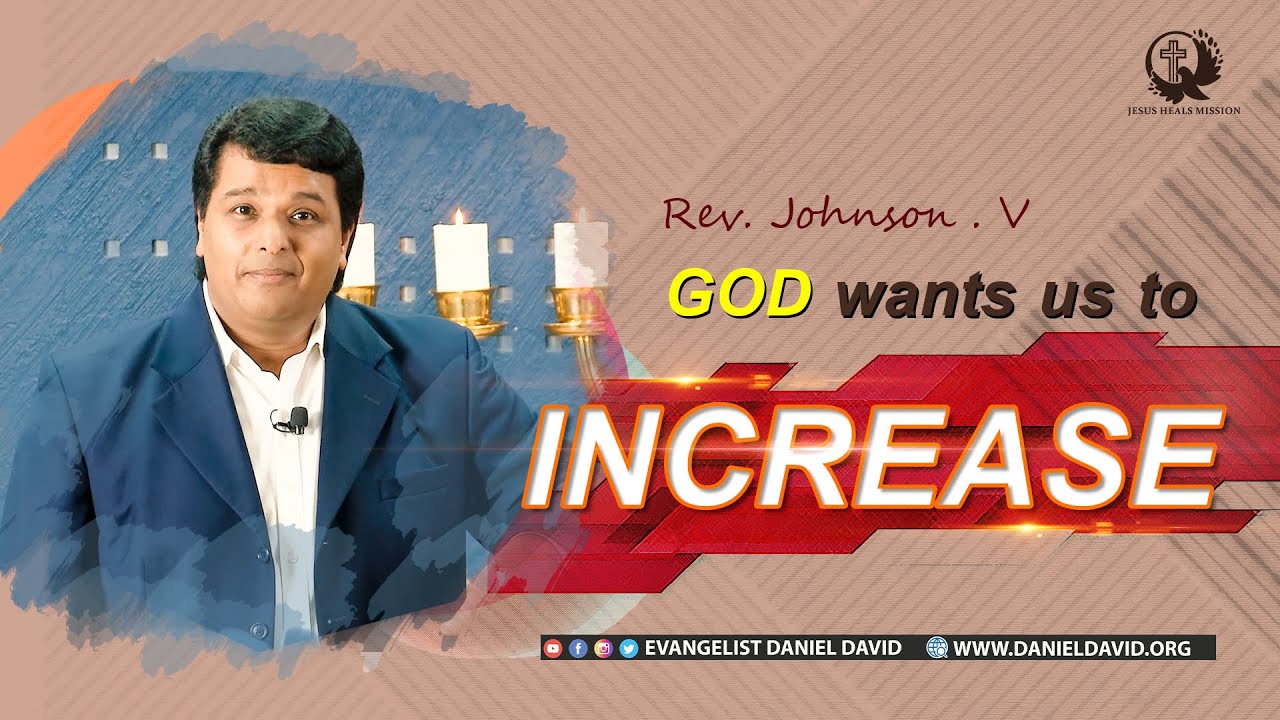 Rev.Johnson Varghese | God wants us to increase | Bethel AG ...