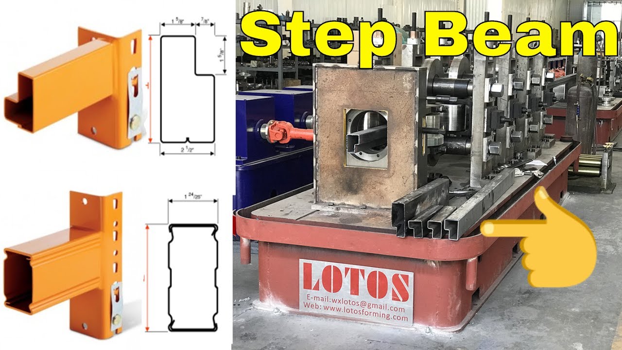 【Beam Roll Forming Machine】: Step Beam Roll Forming Machine | Rack Roll ...