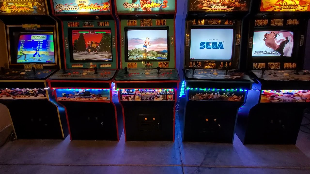 Virtua Fighter Arcade Machines(Custom Built)VF 1-5 - YouTube