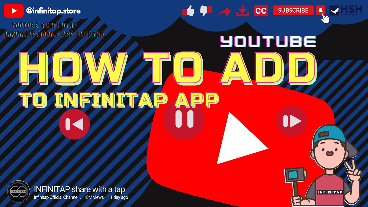 INFINITAP - Share with a Tap: How to add your YOUTUBE channel or video link to INFINITAP - YouTube