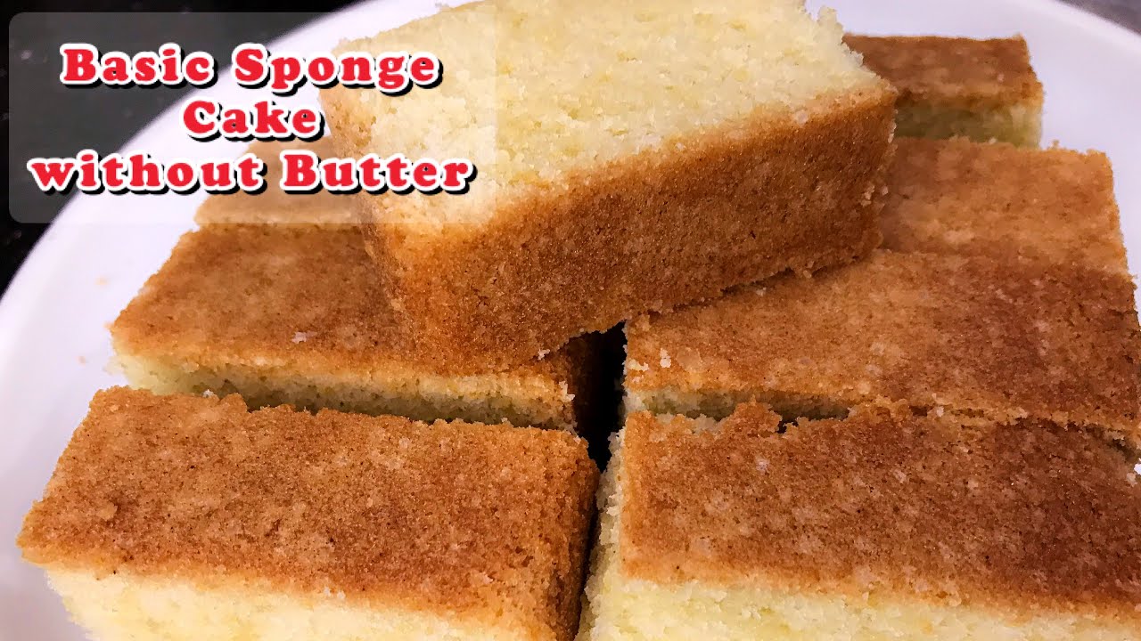 Easy Sponge Cake without butter | Easy Bakery style basic cake - YouTube
