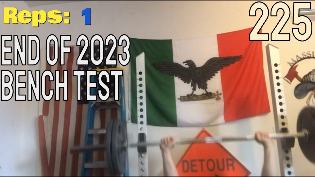 225 Bench for Max Reps - [2023] + Small Channel Update - YouTube