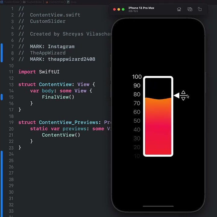 Custom Slider SwiftUl 🌈🚀 Here is my new code made with SwiftUI - YouTube