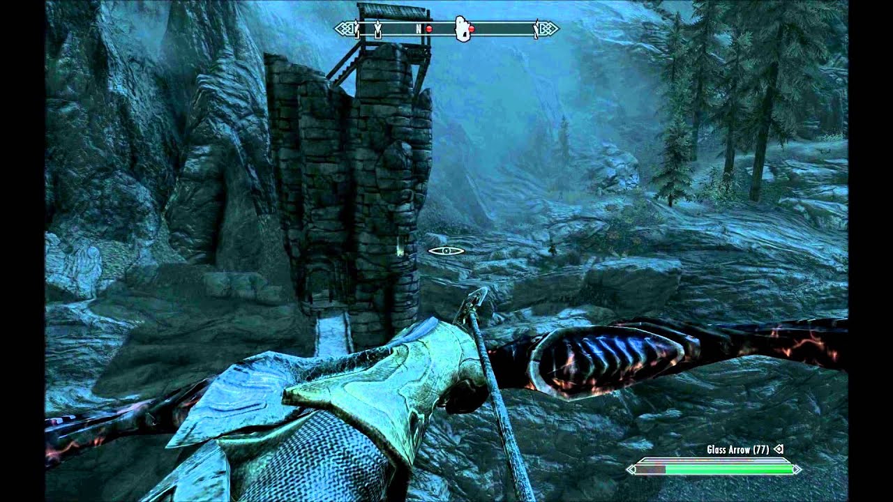 Skyrim: Misha retaking Waltheim Towers (at night) - YouTube