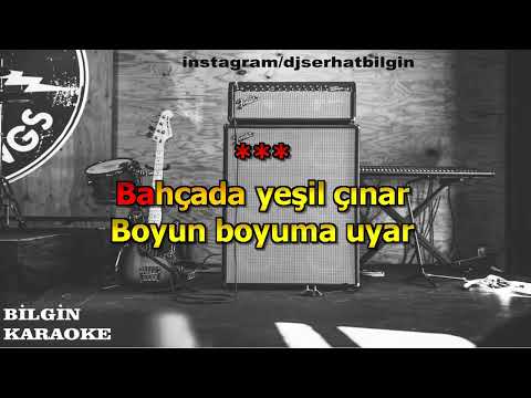 Fahriye Evcen - Bahçada Yeşil Çınar (Karaoke) Orjinal Stüdyo