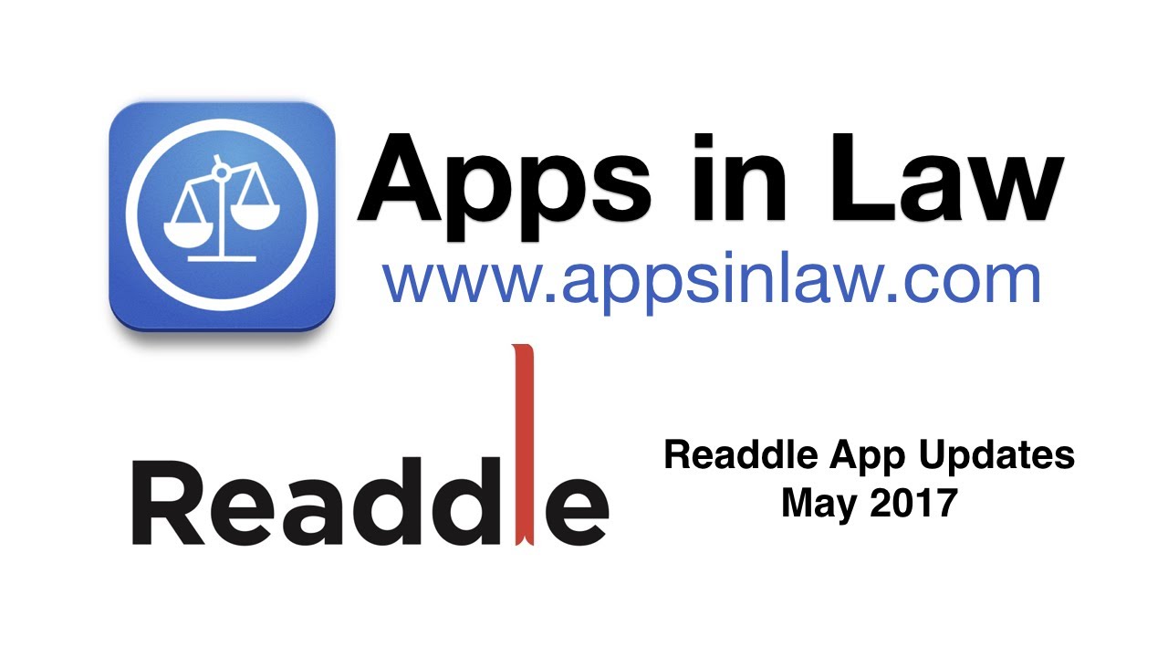 Apps in Law: Readdle App Updates May 2017 - YouTube