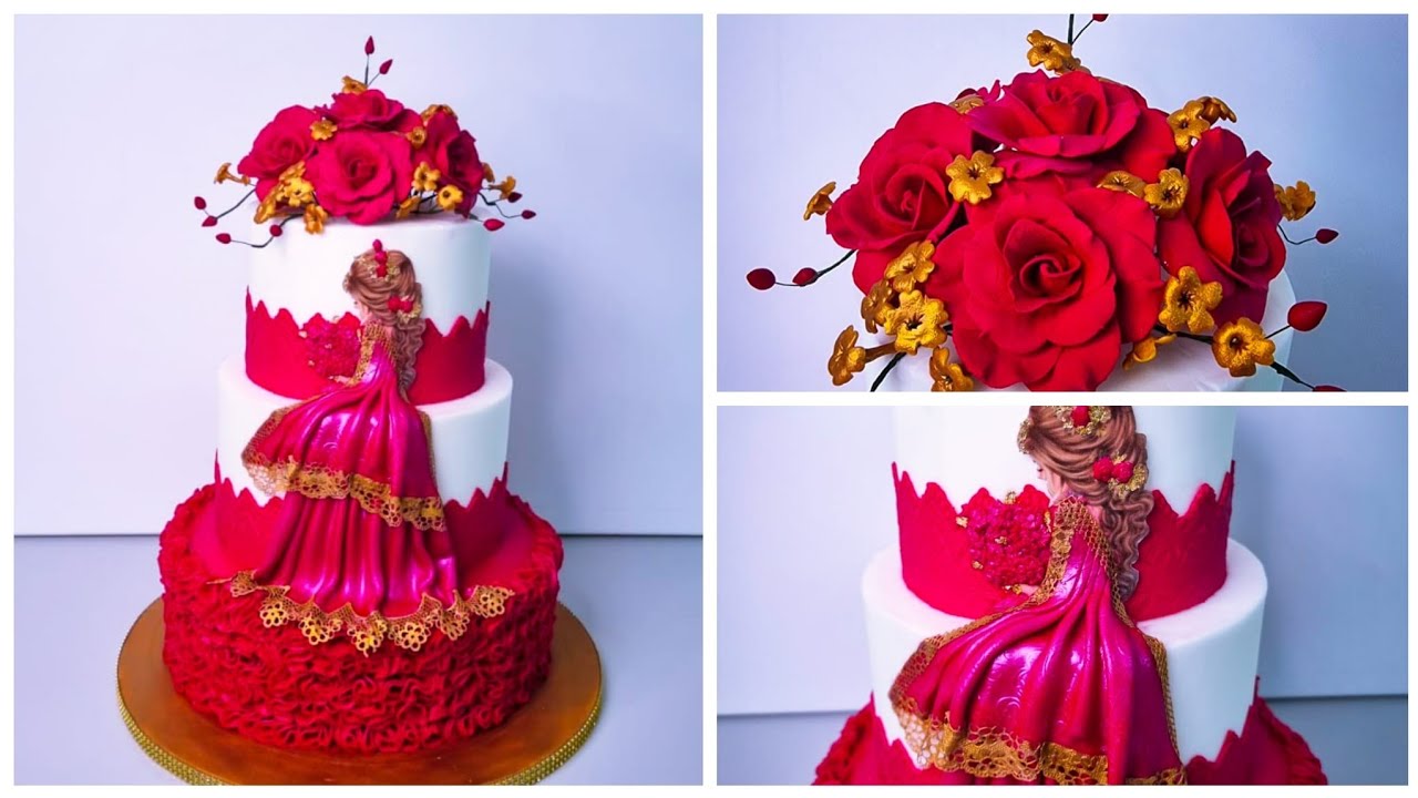 Teenage Girl Birthday Cake| Puberty Ceremony Cake| Most Satisfying cake ...