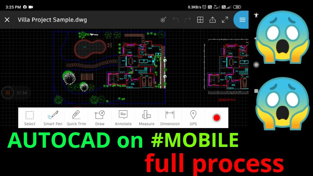 autocad- 4 || autocad on phone || autocad mobile || how to download ...