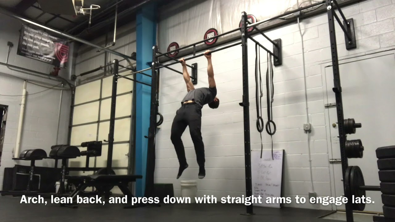 Straight arm arching lean back - YouTube