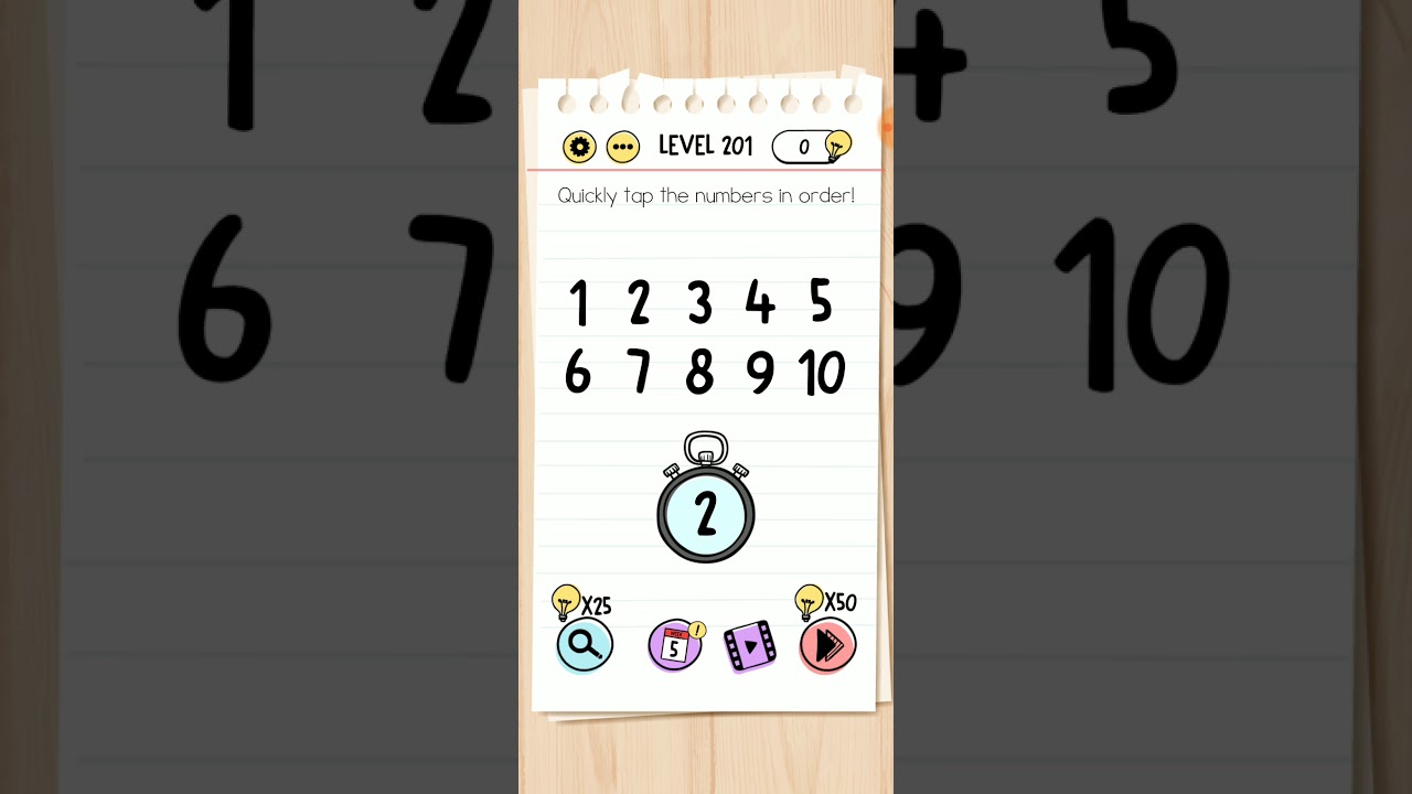 Brain Test Level 201 walkthrough - YouTube