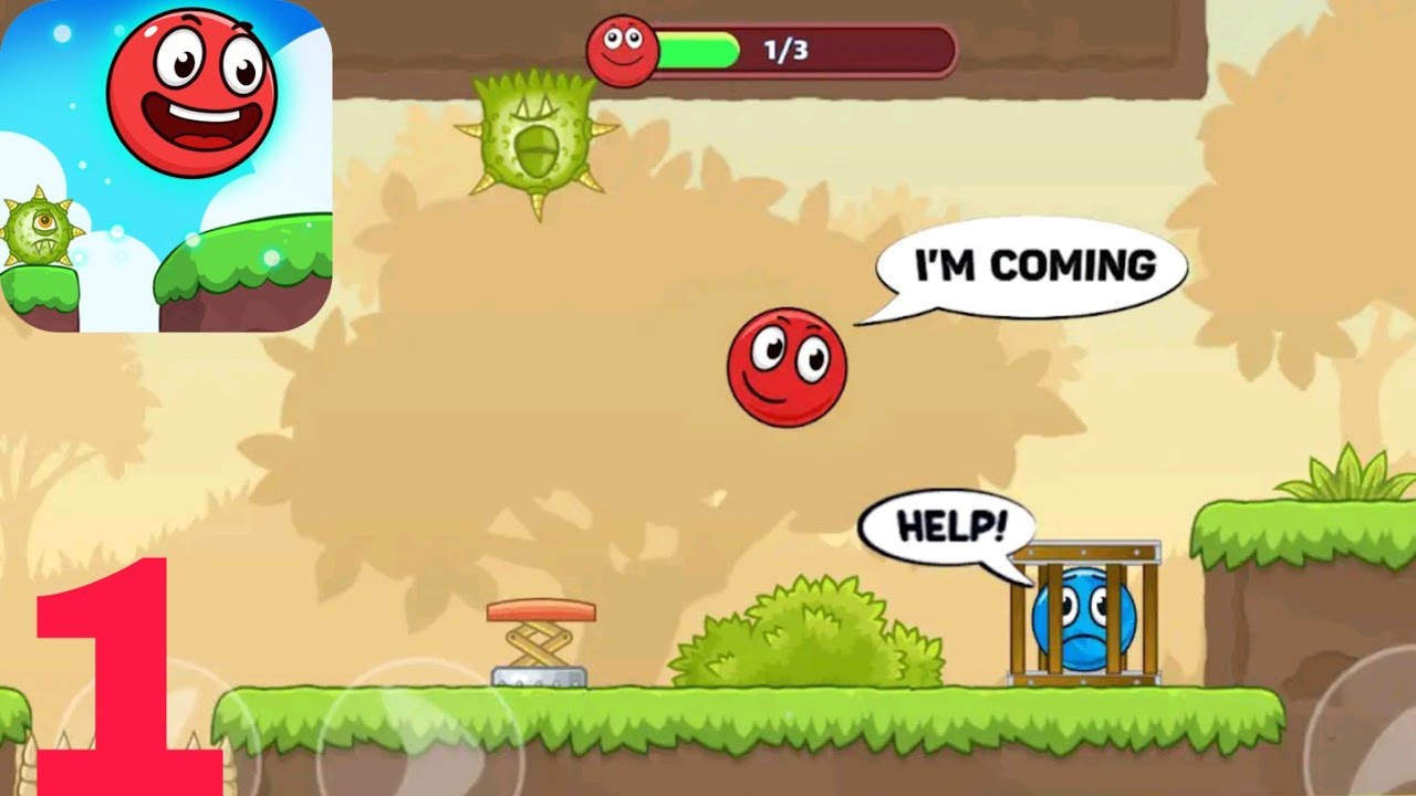 Bounce Ball 5 (Red Ball 5) - jump ball hero adventure level 1-15 ...