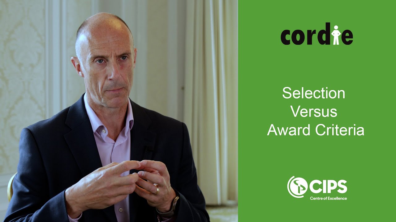 Explaining Tender Selection & Award Criteria for CIPS Exam Students ...