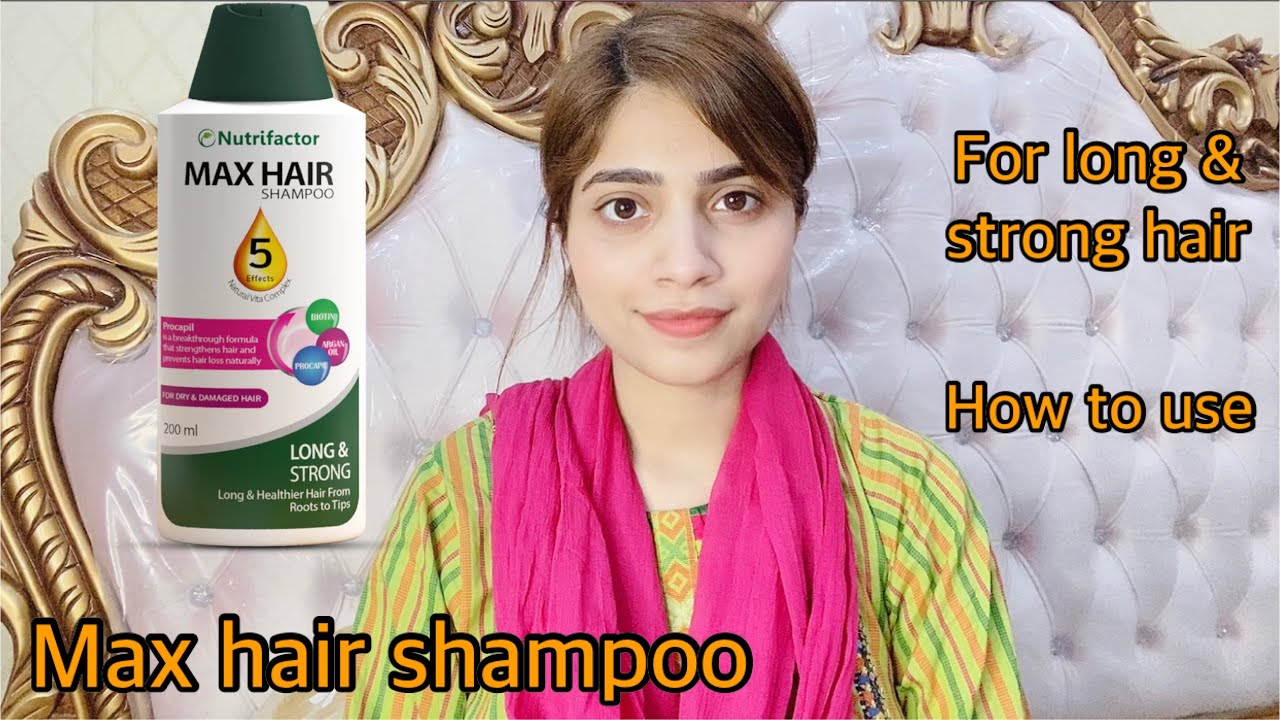 Max hair shampoo review| Nutrifactor product| Max hair shampoo for long ...