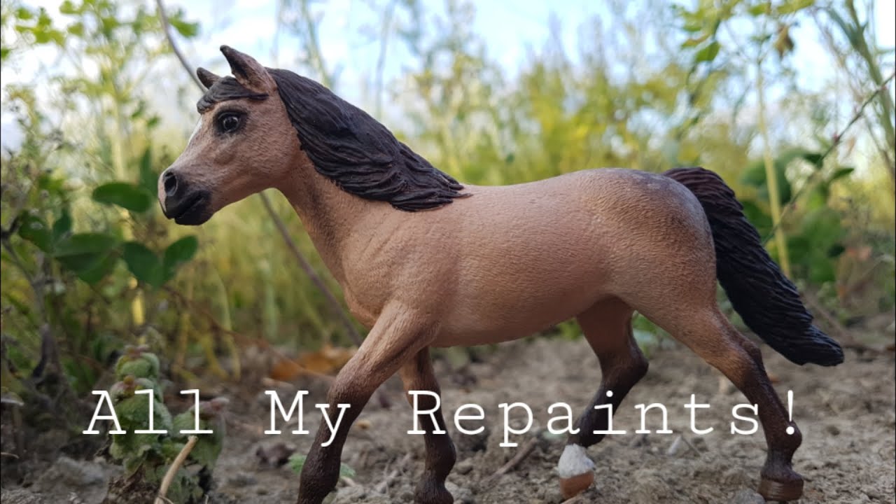 All My Schleich Horse Repaints! || Daisy Stalls || - YouTube