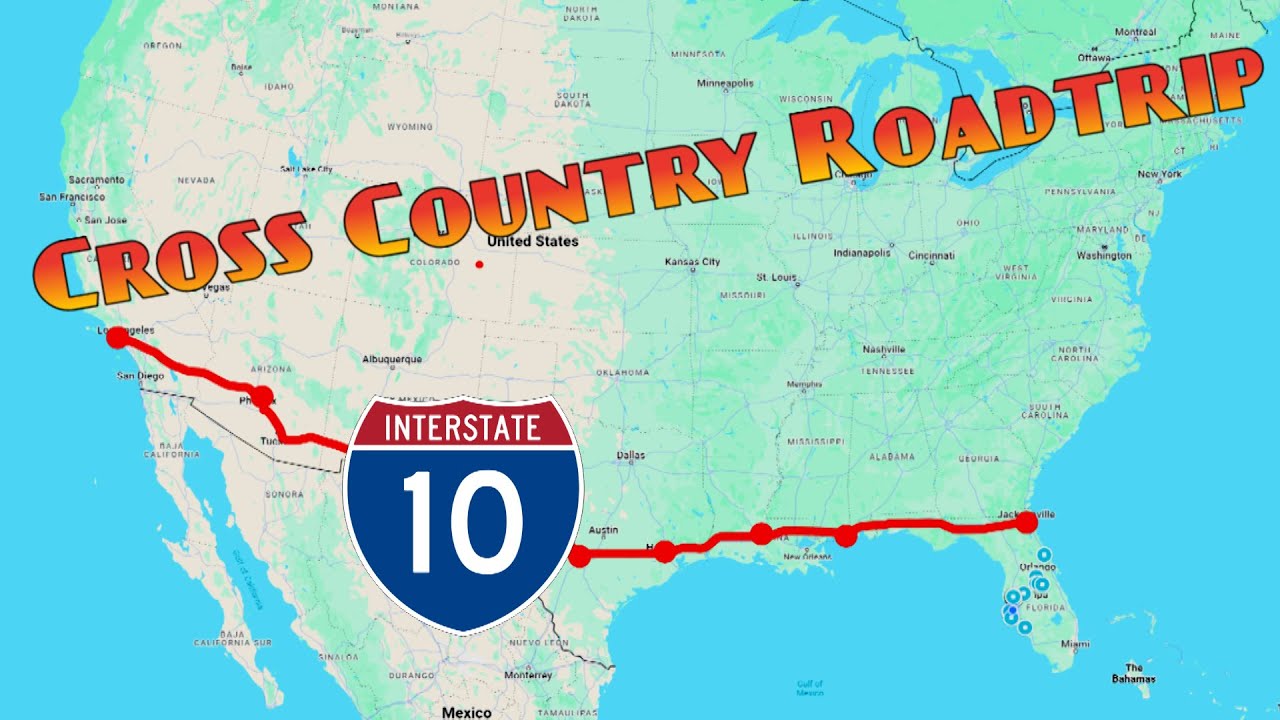 The American Highways: Interstate 10 - YouTube