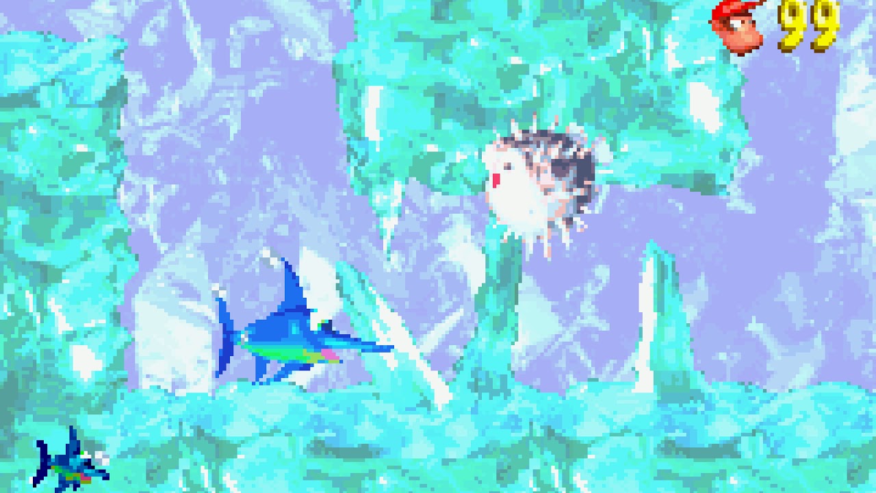 Donkey Kong Country 2 (GBA) - K. Rool's Keep - Arctic Abyss - YouTube