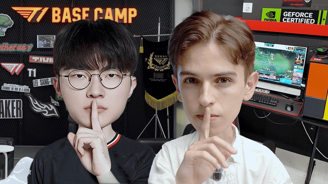 Korean PC Bang at T1 Base Camp - YouTube