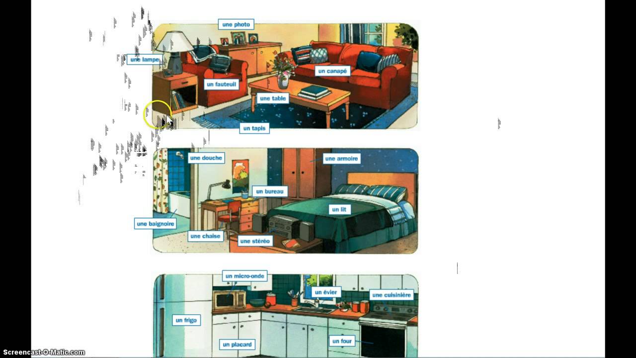 house and furniture vocab - YouTube