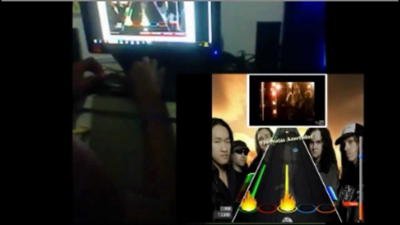 Guitar Flash 2.0 Throuhg The Fire And Flames Expert 99% - YouTube