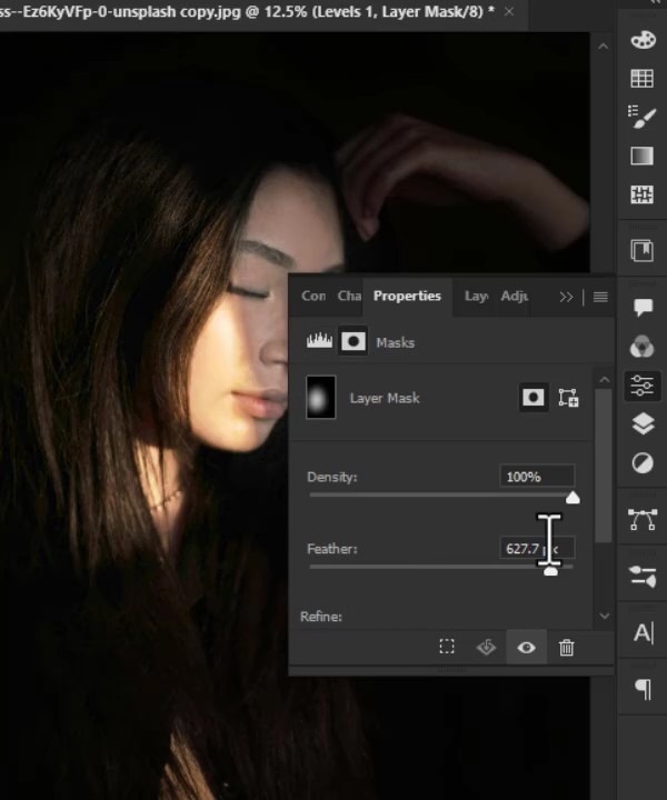How to Highlight Face Shadow Light Using Photoshop #shorts - YouTube