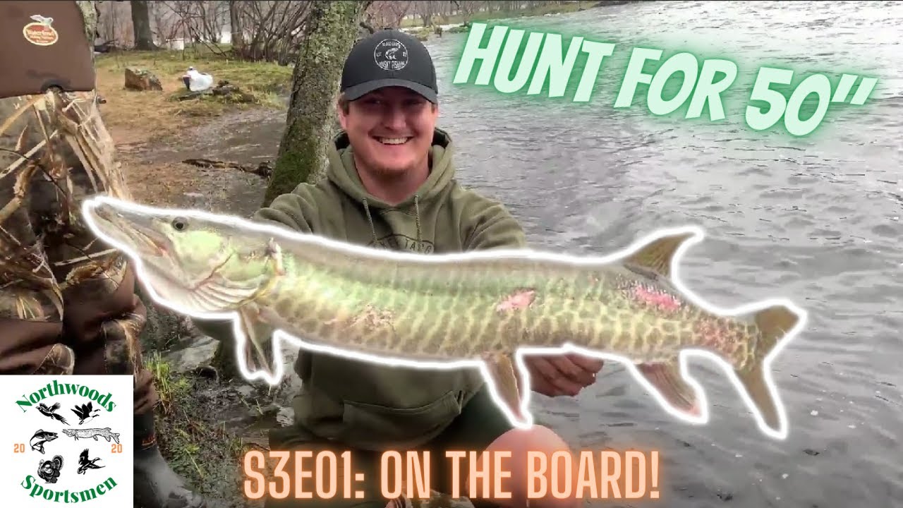 The Hunt for a 50 inch Musky S3E01: On the Board! | OPENING DAY SUCCESS ...