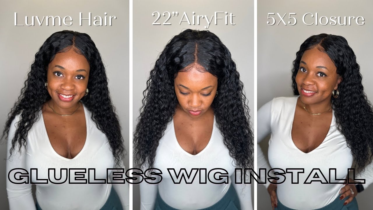 Luvme Hair Premax Wig Install and Review | 5x5 Glueless AiryFit Wig ...