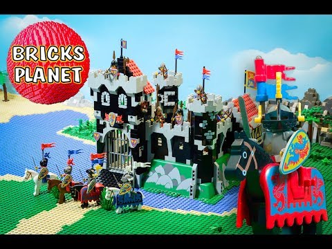 LEGO Castle 6086 Black Knight's Castle (Dungeon Master) | STOP MOTION Review & Build