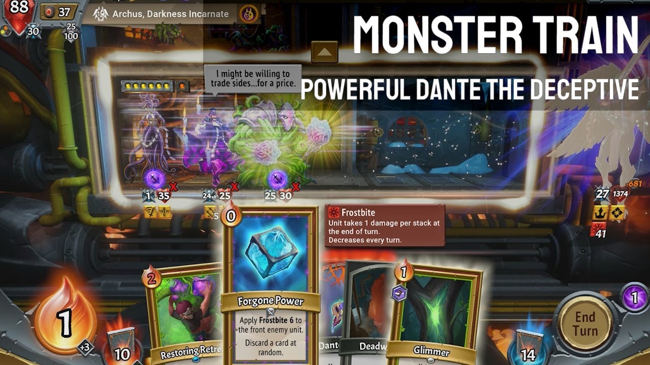 Monster Train - Awoken/Stygian victory against Archus - Dante the ...