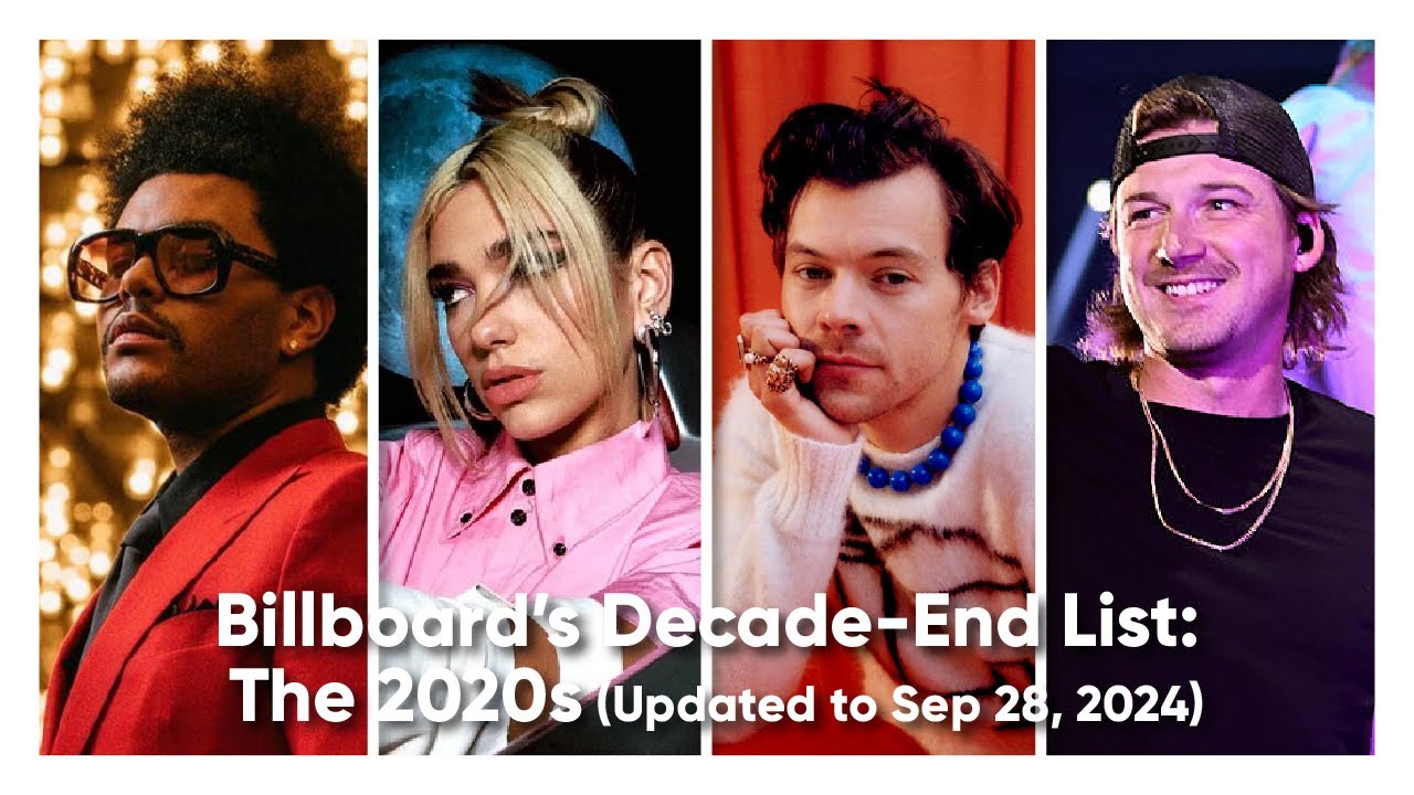 Billboard's Hot 100 2020s Decade-End List (Updated to: 09/07/2024 ...