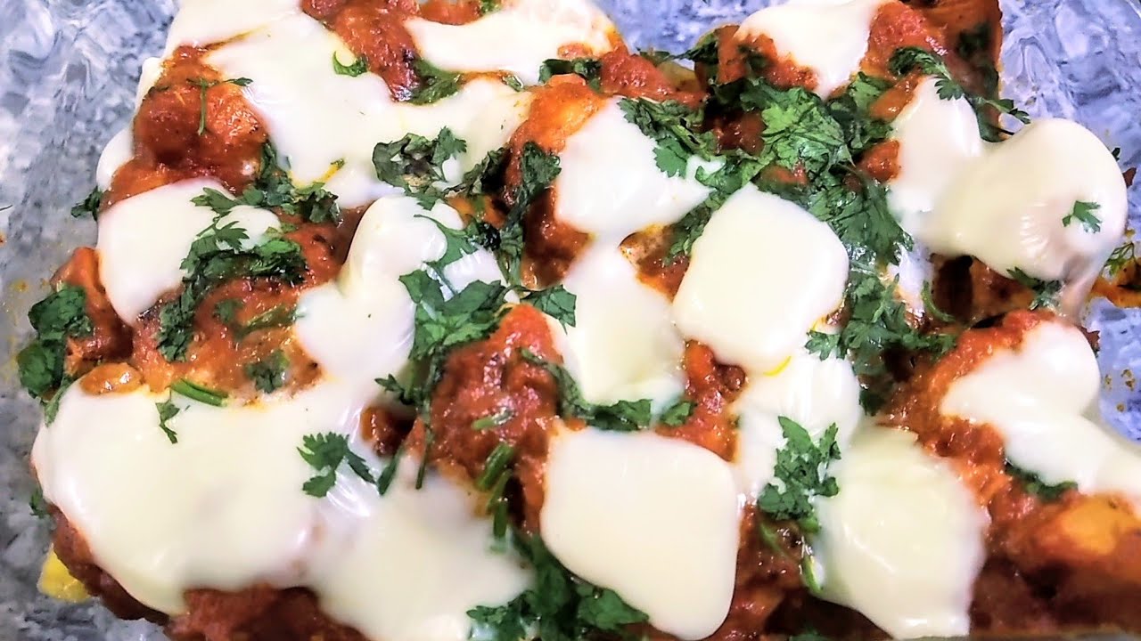 Cheese Butter Chicken Fries | Butter Chicken Fries Recipe | Butter ...